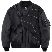 Techwear Jacket With Straps