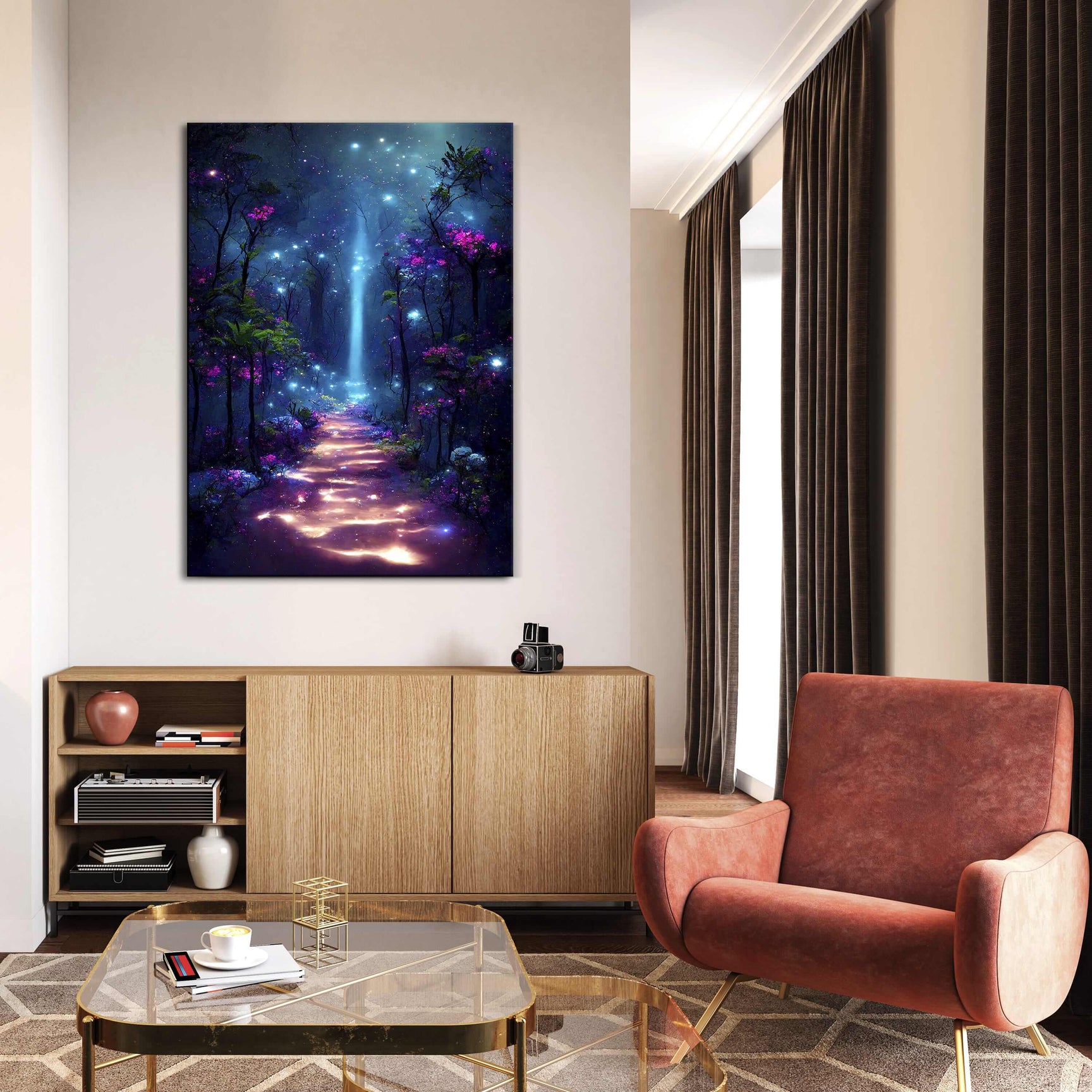 Fantasy Forest Cyberpunk Art | CYBER TECHWEAR®