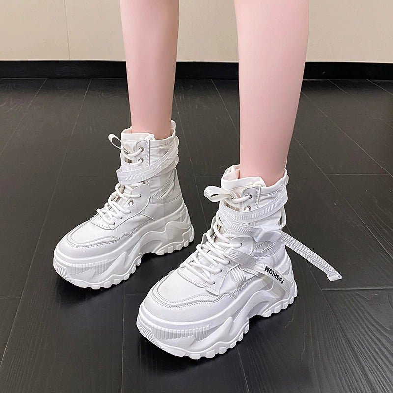 Tech Wear Boots White | CYBER TECHWEAR®