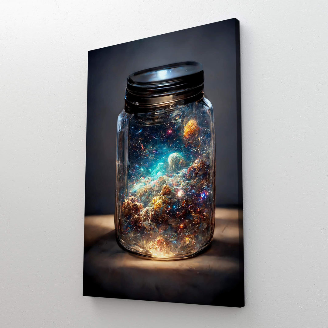 Home Galaxy Jar Cyberpunk Art