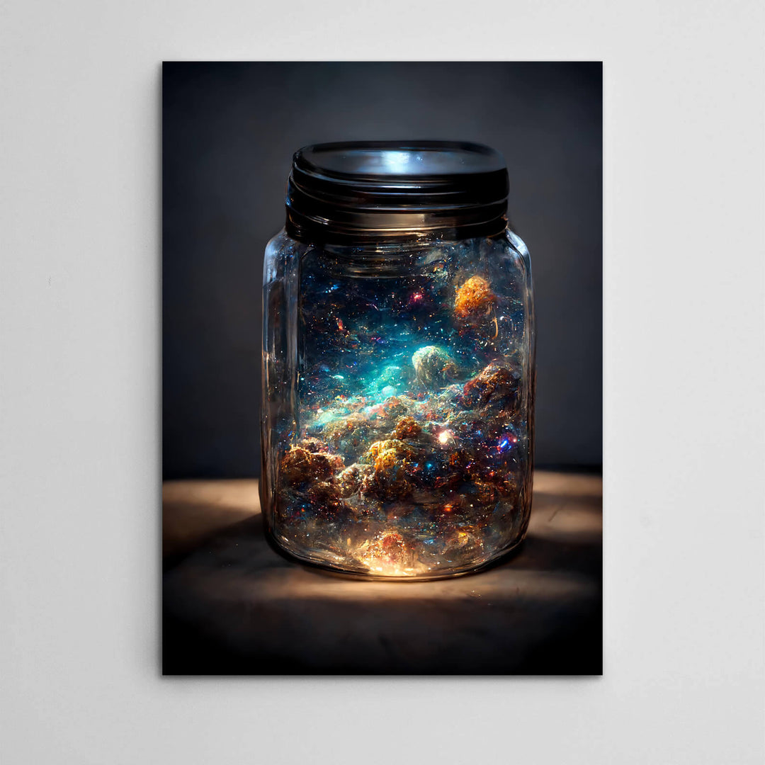 Home Galaxy Jar Cyberpunk Art