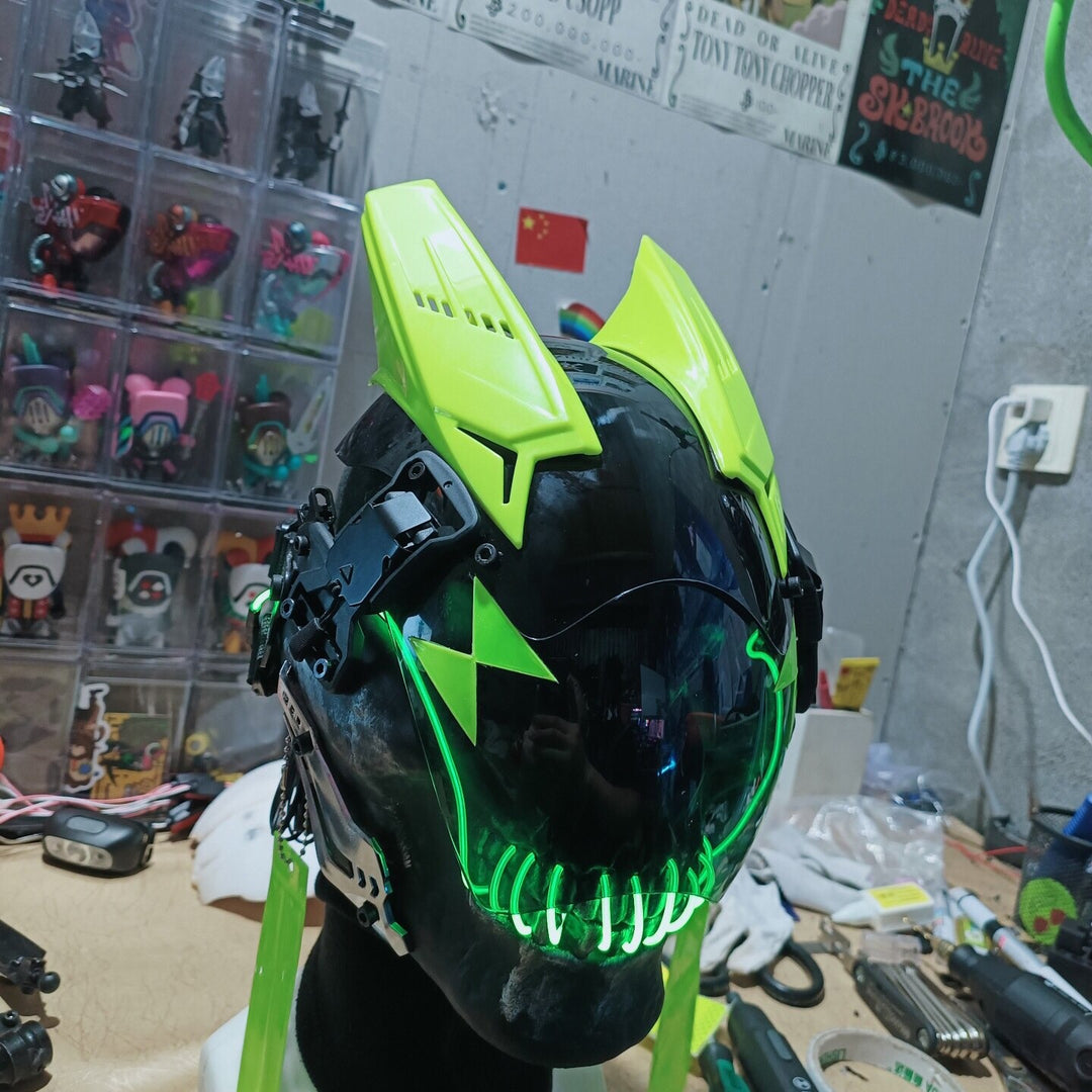 Monster Cyberpunk Helmet | CYBER TECHWEAR®