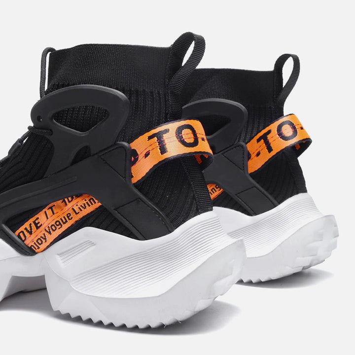 Black Techwear Ninja Shoes