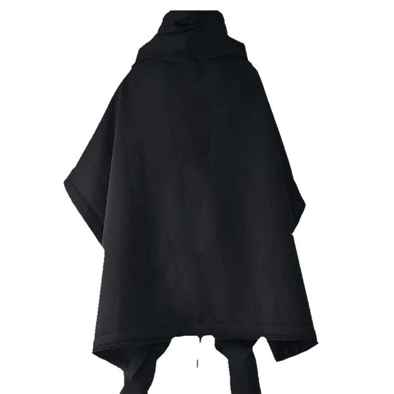 Black Techwear Poncho | CYBER TECHWEAR®