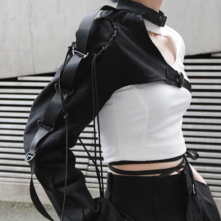 One Sleeve Techwear Jacket | CYBER TECHWEAR®