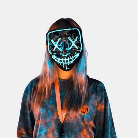 Led Techwear mask | CYBER TECHWEAR®