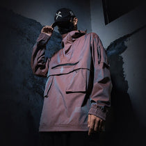 Reflective Techwear Windbreaker | CYBER TECHWEAR®