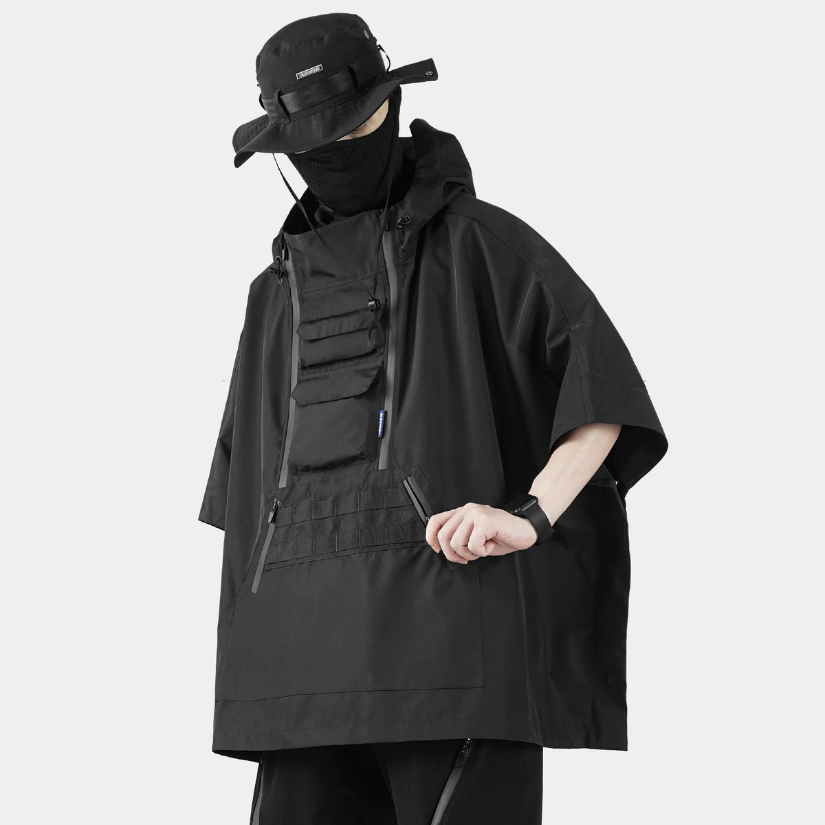 Functional Techwear Poncho | CYBER TECHWEAR®