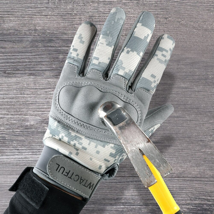 Grey Techwear Gloves