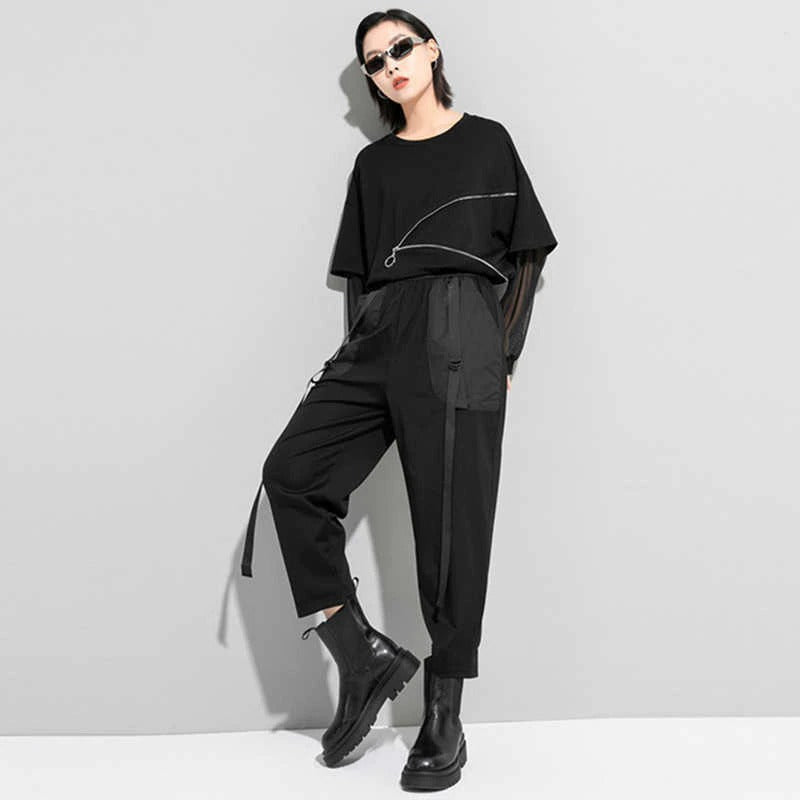 Tech Wear Black Pants | CYBER TECHWEAR®