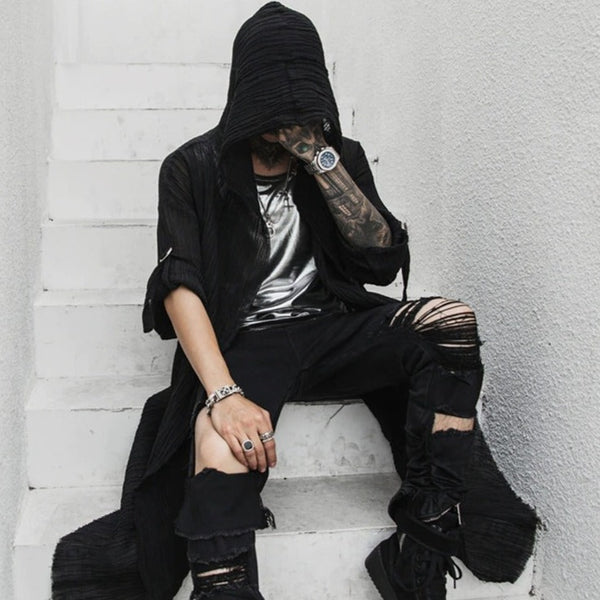 Translucent Techwear Cloak | CYBER TECHWEAR®