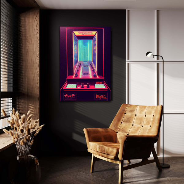 Arcade Cyberpunk Canvas | CYBER TECHWEAR®