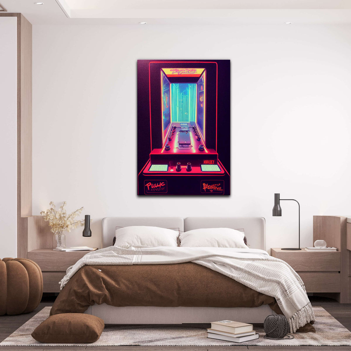 Arcade Cyberpunk Canvas | CYBER TECHWEAR®