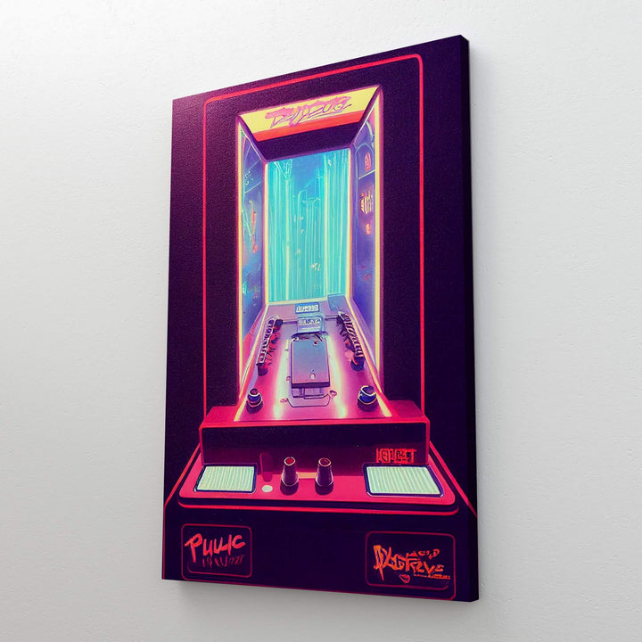 Arcade Cyberpunk Canvas | CYBER TECHWEAR®
