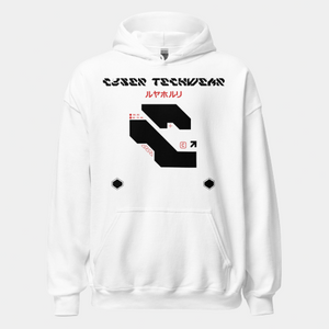 White Cyberpunk Hoodie